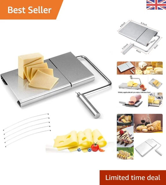 ELEGANT CHEESE SLICER with Ergonomic Design and Adjustable Thickness ...