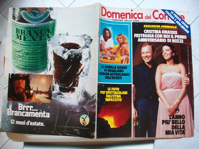 LA DOMENICA DEL Corriere=N°34/1979=Copertina/Cover Cristina Onassis ...