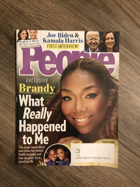 PEOPLE MAGAZIN 31 Aug 31 2020 Exklusiver Brandy Joe Biden Kamala Harris ...