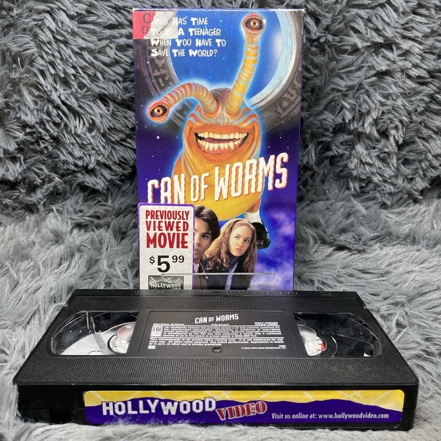 CAN OF WORMS VHS Tape 1999 Disney Channel Show Sci-Fi Comedy Rare Kids ...