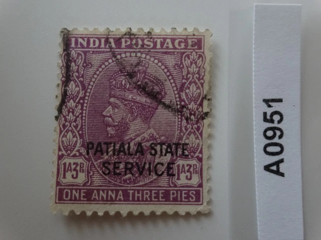 INDIA POSTAGE 1 Anna 3 Pies Indian Stamp $1.28 - PicClick