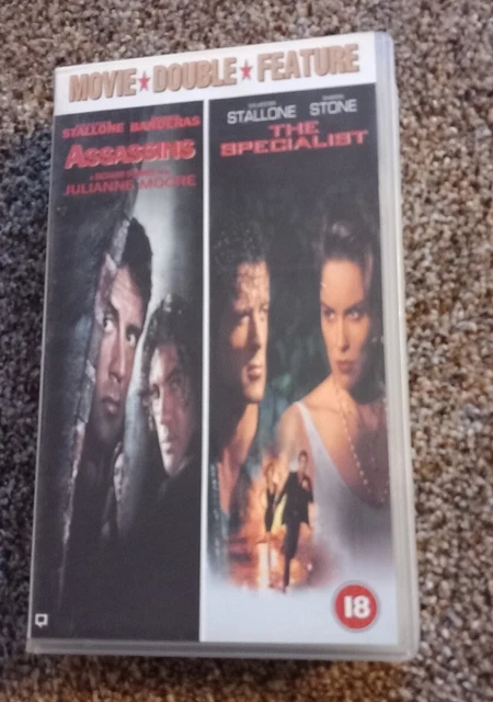 DOUBLE FEATURE: ASSASSINS & the specialist vhs tape £2.00 - PicClick UK