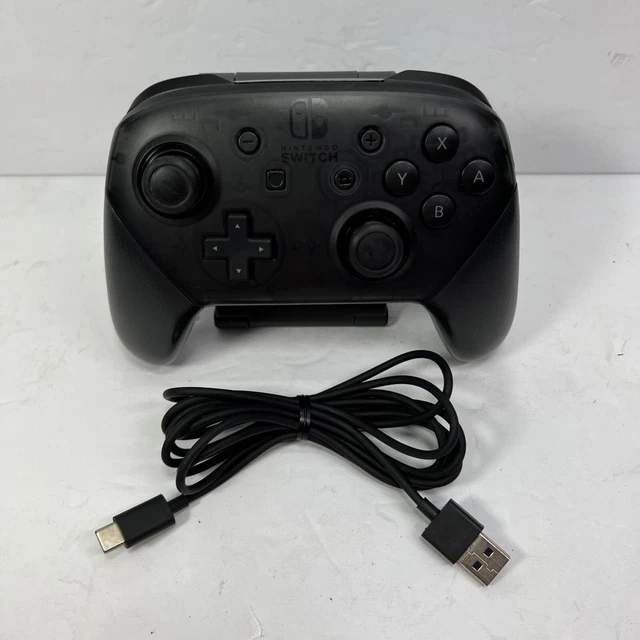 OFFICIAL NINTENDO SWITCH Pro Wireless Controller Black Genuine OEM (HAC ...