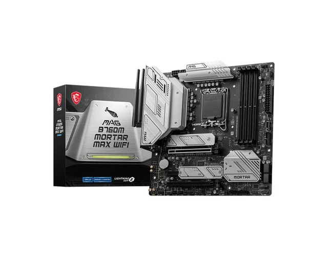 MSI MAG B760M MORTAR MAX WIFI Motherboard Intel B760M DDR5 LGA1700 DP MicroATX £337.89 - PicClick UK