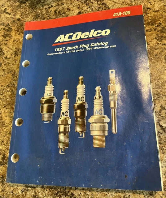 AC DELCO 1997 Spark Plug Catalog 41A-100 $36.76 - PicClick CA