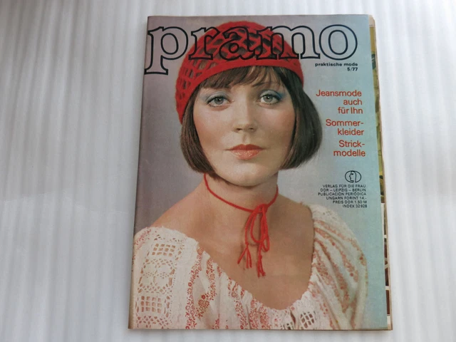 DDR PRAMO PRAKTISCHE Mode + Schnittmuster 5/1977 - Jeansmode ...