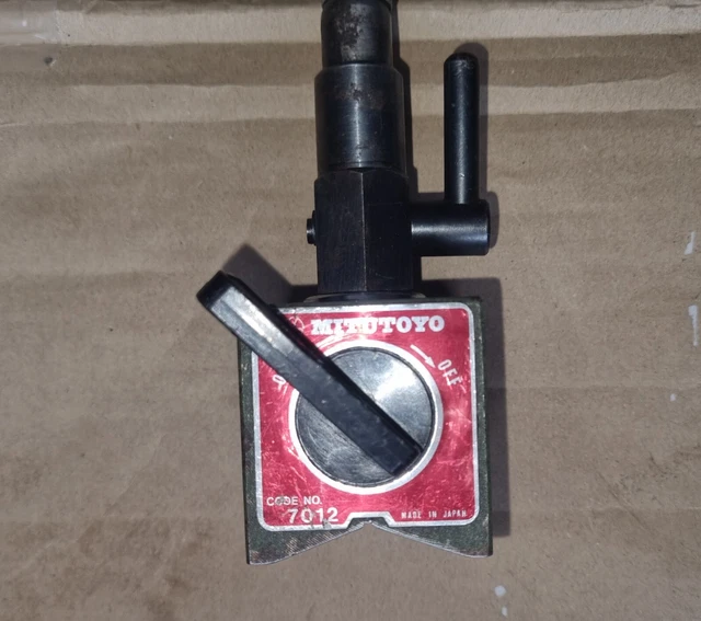 MITUTOYO 7012-10 MAGNETIC DTI Stand Base with Flexible Arm Mag £87.00 ...