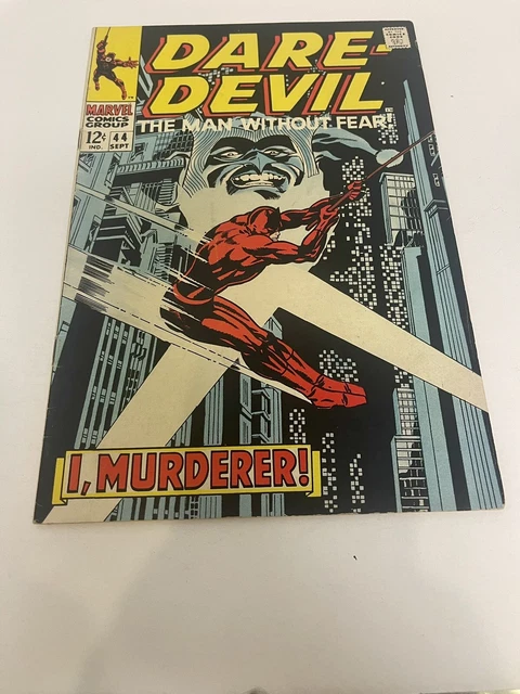DAREDEVIL #44-THE JESTER Telaio Opaco Murdock-1968-Stan Lee-Jim ...