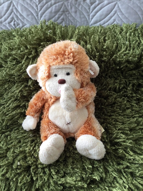 AURORA J MONG My Cute Monkey Buddy Baby Soft Toy Rare Retired 8" Plush ...