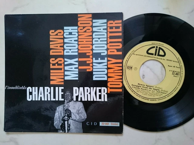 CHARLIE PARKER / Miles Davis / Max Roach L'Inoubliable *Rare 4Track 60S ...