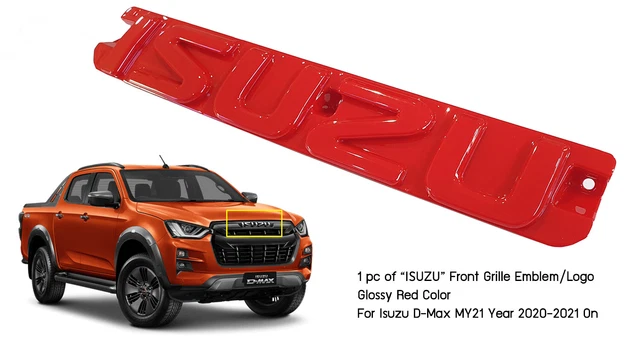 ISUZU TITANIUM 3D FRONT GRILLE EMBLEM LOGO REPLACEMENT For ISUZU D-MAX ...