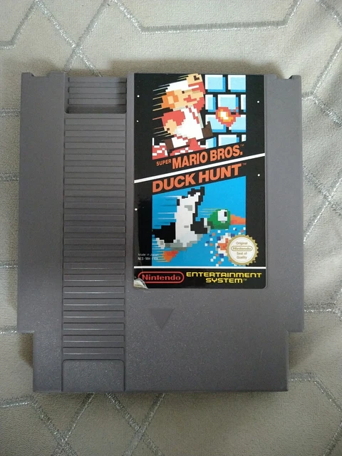 SUPER MARIO BROS + Duck Hunt Game - Original Nintendo NES - Tested w ...