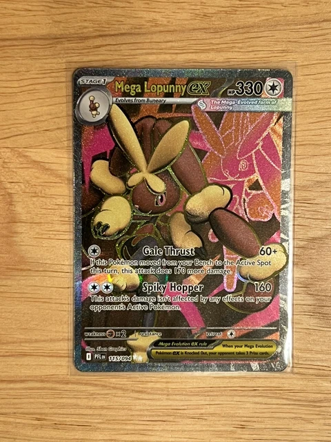 POKEMON PHANTASMAL FLAMES English Mega Lopunny EX Full Art #115 £5.21 ...