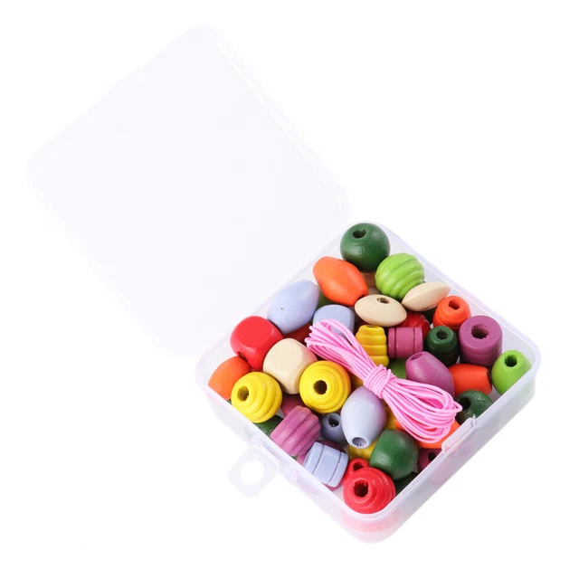 ENFILER DES PERLES Eco-friendly Beads Assorted Color Tout-petit EUR 10 ...