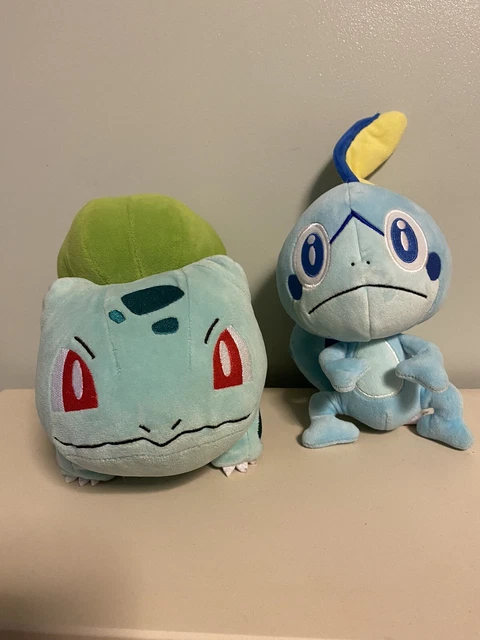 POKÉMON BULBASAUR AND Sobble Soft Toy Plush Official Vgc £9.95 - PicClick UK