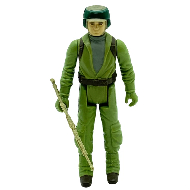 VINTAGE STAR WARS Rebel Commando Endor complete with original weapon ...