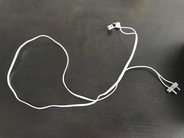 VINTAGE LEGO TRAIN Cable White Electric Plug Single L. 74 cm Ref 765c96 ...