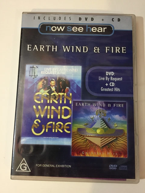 EARTH WIND & FIRE 'Live By Request' 1999 Region 0 DVD & Greatest Hits ...