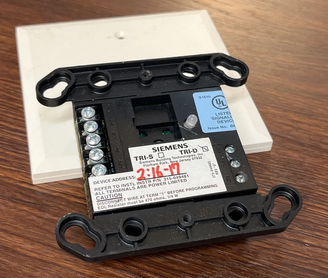 SIEMENS TRI-D ADDRESSABLE Dual Monitoring Module $34.99 - PicClick