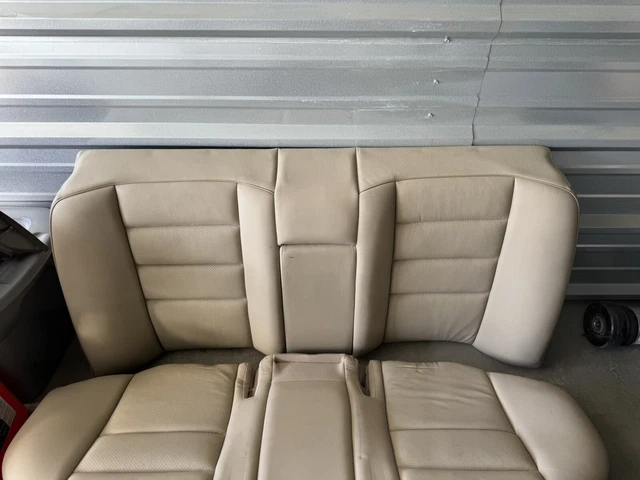MERCEDES-BENZ W124 REAR Seat Leather Cream Beige 260E 300E 300D E300 ...