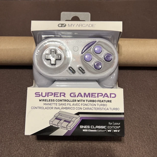 MY ARCADE SUPER Game Pad Wireless Controller SNES NES CLASSIC $15.00 ...
