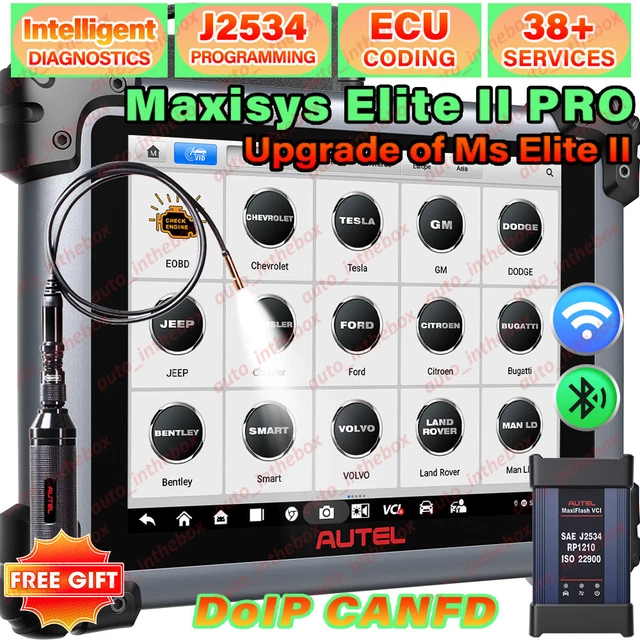 AUTEL MAXISYS ELITE II Pro ULTRA Car Diagnostic Scanner Programming Key ...