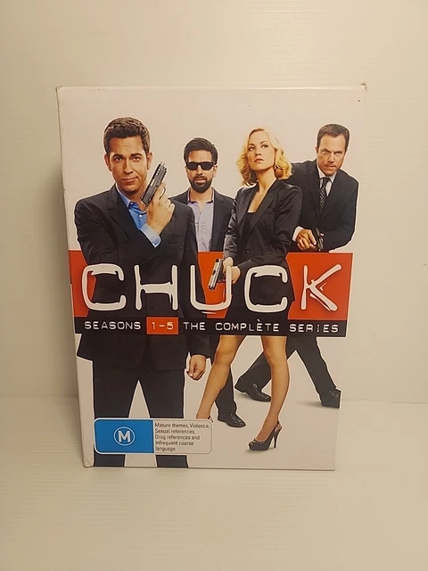 CHUCK : SEASON 1-5 | Boxset (Box Set, DVD, 2012) VGC Complete Series ...