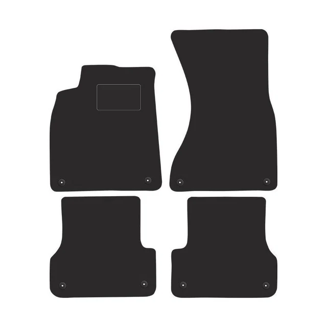 AU15-1 SET TAPPETINI Velluto Standard Bianco per Audi A6 C7 2010-2017 tappeto mo EUR 36,99 ...