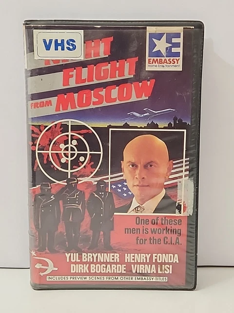 NIGHT FLIGHT FROM Moscow - VHS CLAMSHELL - RARE PBV AUSTRALIAN RELEASE ...