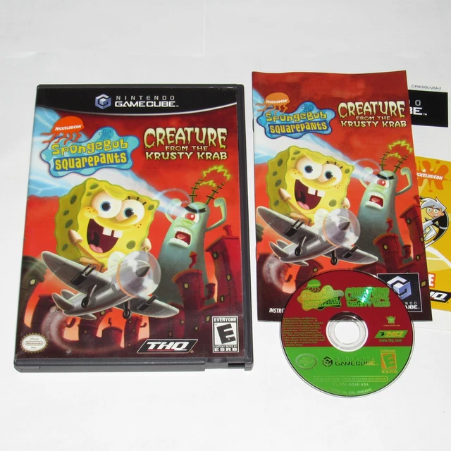 SPONGEBOB SQUAREPANTS CREATURE From The Krusty Krab Nintendo Gamecube ...
