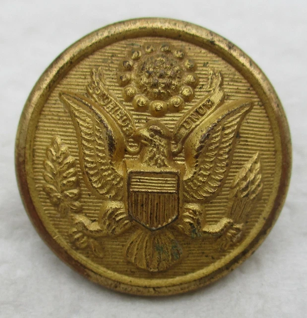 RARE, BRITISH MADE:&US USAAF (& ARMY) BRASS BUTTON" (23mm, Gaunt & Son ...