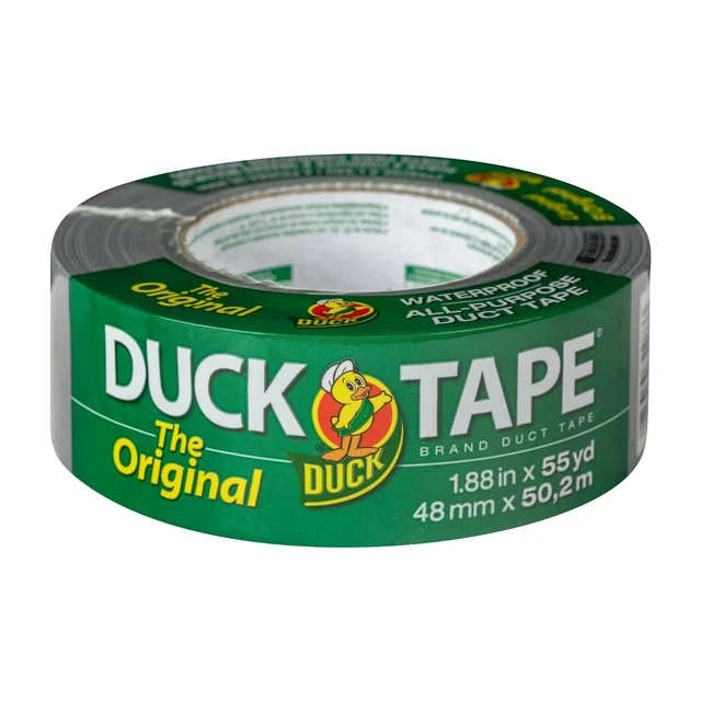 DUCK MAX ORIGINAL Strength Duct Tape Adhesive Heavy Repair Roll 55 Yd ...