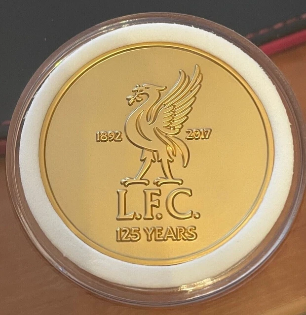 LIVERPOOL FOOTBALL CLUB 125 Year Anniversary Coin Limited Numbered ...