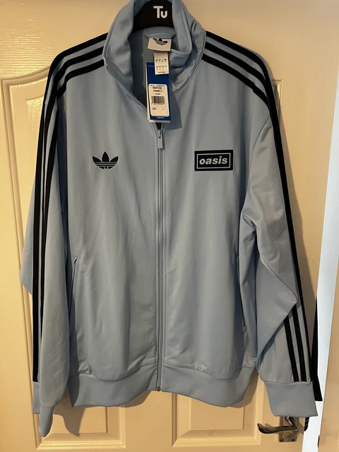 ADIDAS X OASIS Tour Firebird Track Top Jacket Blue Size Large Brand New ...