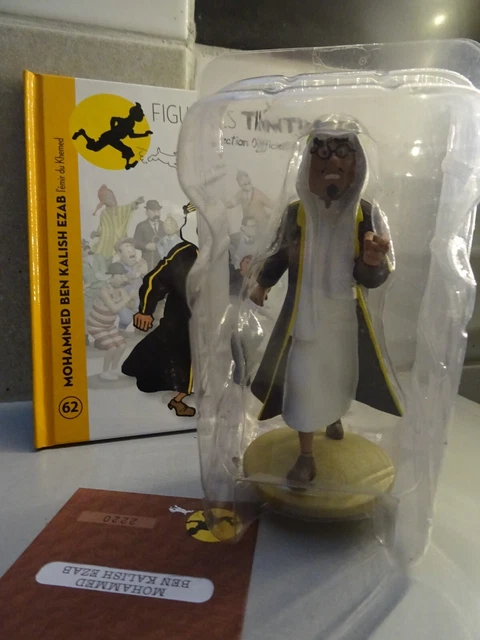 FIGURINE TINTIN N° 62 MOHAMMED BEN KALISH EZAB collection officielle ...