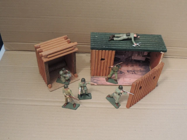 STARLUX LOT B série LES COMMANDOS Treillis camouflage en TBE (décor non ...