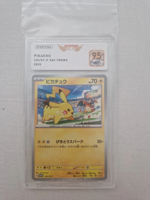 CARTE POKÉMON PIKACHU Dracaufeu 120/Sv-p Promo Japanese gradé PCA PSA ...