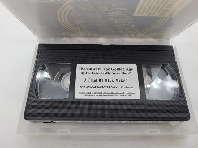 BROADWAY: THE GOLDEN Age (VHS Tape, 2004) £9.09 - PicClick UK
