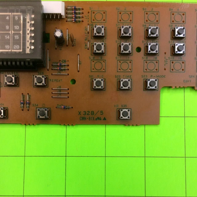 KENWOOD DP-2010 STEREO CD Player Display Main Board X32B/5 CMK-81X Rj ...