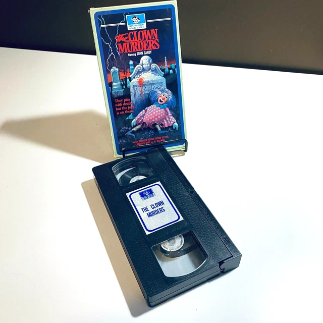 THE CLOWN MURDERS VHS Tape 70s Slasher Horror Cult Classic John Candy ...