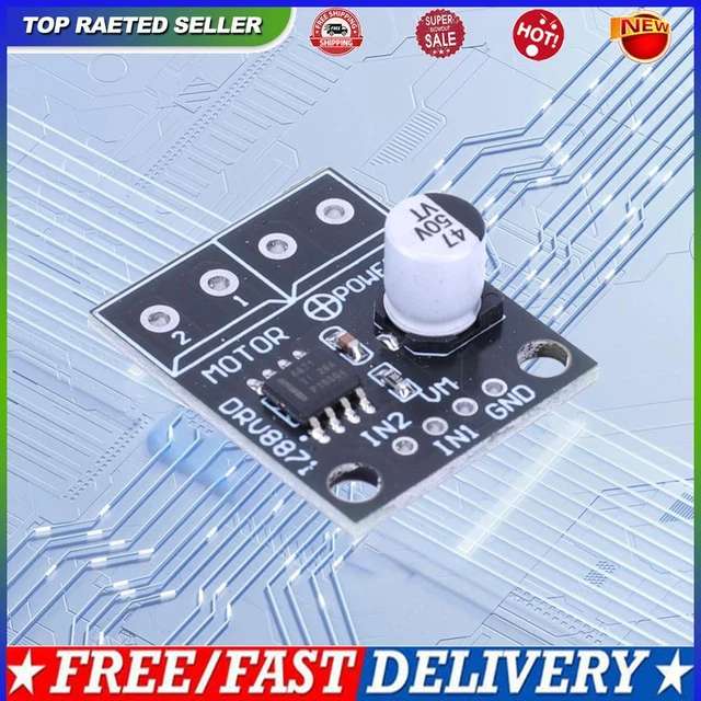 PWM Motor Driver Board 5-Pack DRV8871 Modules - H-Bridge PWM Motor ...