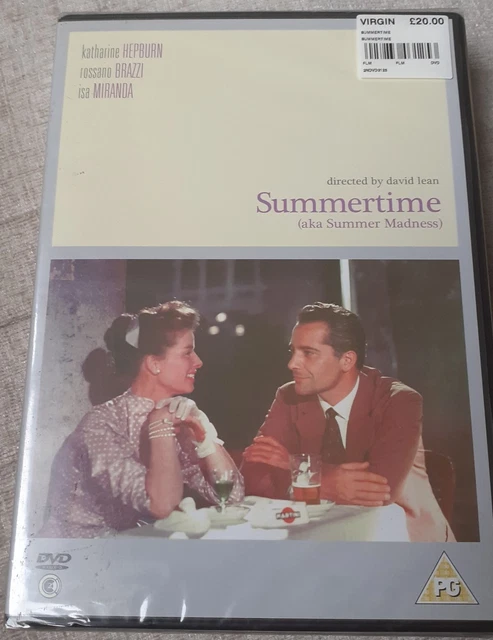 SUMMERTIME DVD DAVID Lean Katharine Hepburn Rossano Brazzi Factory ...