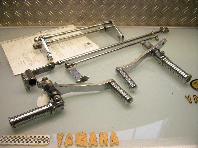 VORVERLEGTE FUSSRASTEN RASTENANLAGE+TÜV "Seeger" Xs 650 Forward Control ...