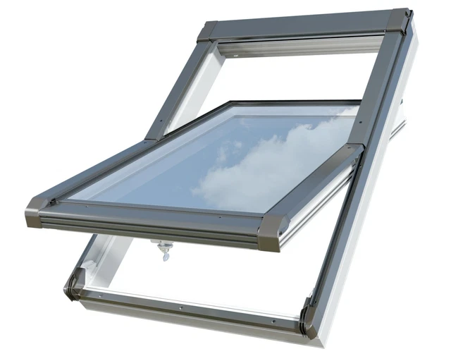 SUNLUX CENTRE PIVOT PVC Roof Windows Flashing Loft Rooflight PVC £282. ...