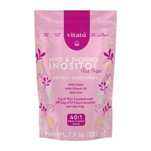 VITATÚ | MYO Inositol (4g) & D-Chiro Inositol (1g) Ideal Mix 40:1 ...