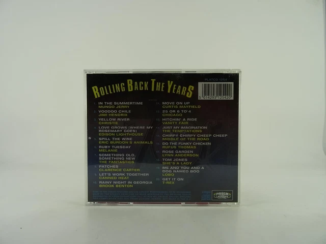 VARIOUS ARTISTS ROLLING BACK THE YEARS 70S 1970 1971 (268) 20+ Track CD Album wi £5.70 - PicClick UK