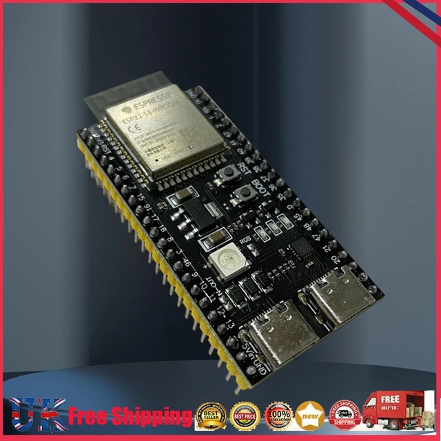 ESP32/ ESP32-S3/ESP32-C3 DEVELOPMENT Board Dual Type-C (N16R8 Welded ...
