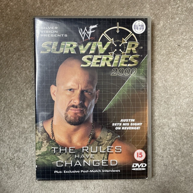 WWF SURVIVOR SERIES 2000 DVD (2001) Steve Austin Triple H WWE RARE EUR 35,83 - PicClick IT