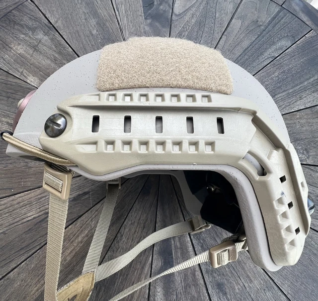 OPS-CORE FAST LBH Tan High Cut Ballistic Helmet Size Large SOCOM NSW ...