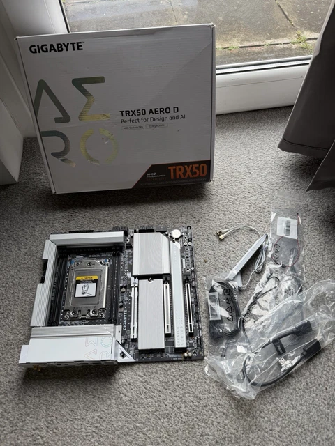 GIGABYTE TRX50 AERO D Support AMD Ryzen Threadripper PRO 7000 cpu 7960x ...